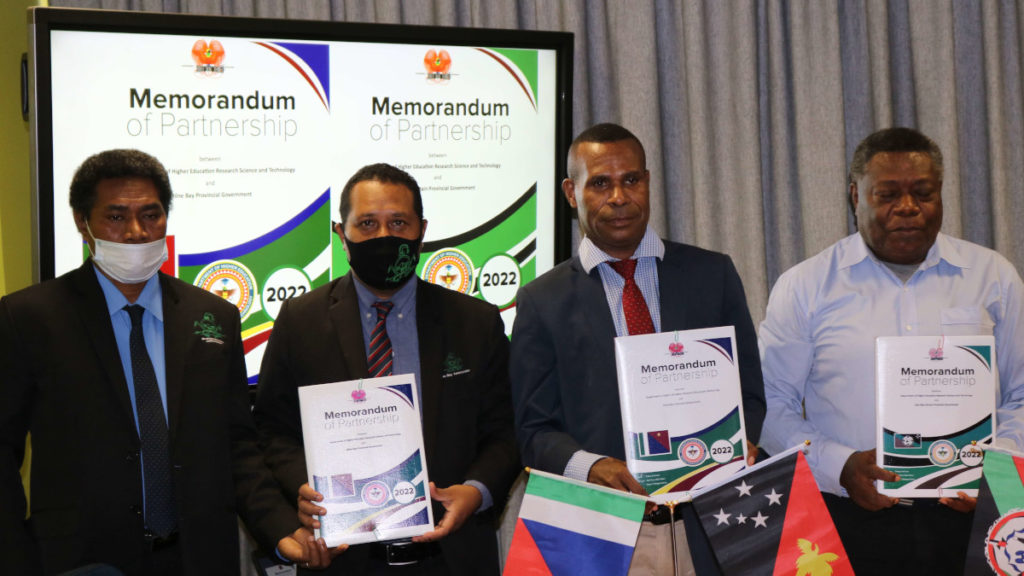 DHERST partners with Milne Bay and East New Britain Provincial ...