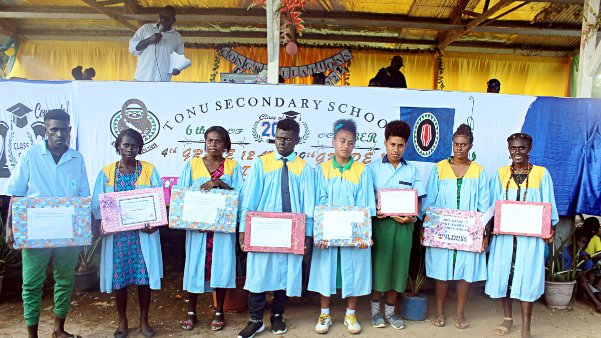 Tonu Secondary stages graduation - Education News PNG