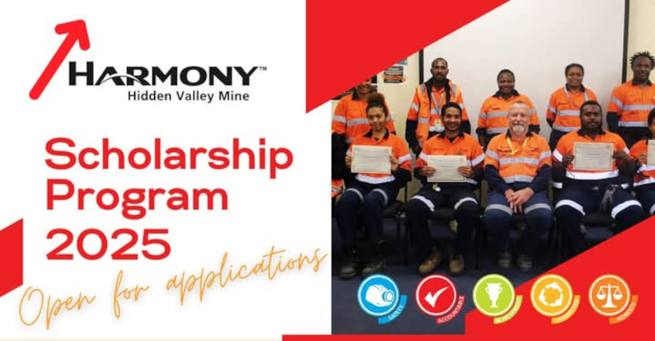 2025 Harmony Hidden Valley Mine Scholarship Program - Education News PNG